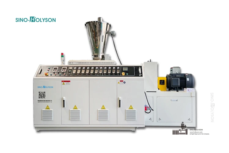 Sino-Holyson WPC PVC Louver Panel Production Line Core Includes Screw ...