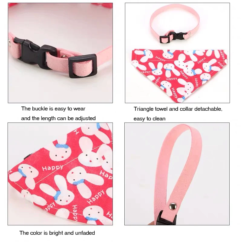Wholesale Soft Puppy Neckerchief Scarf Detachable Collar