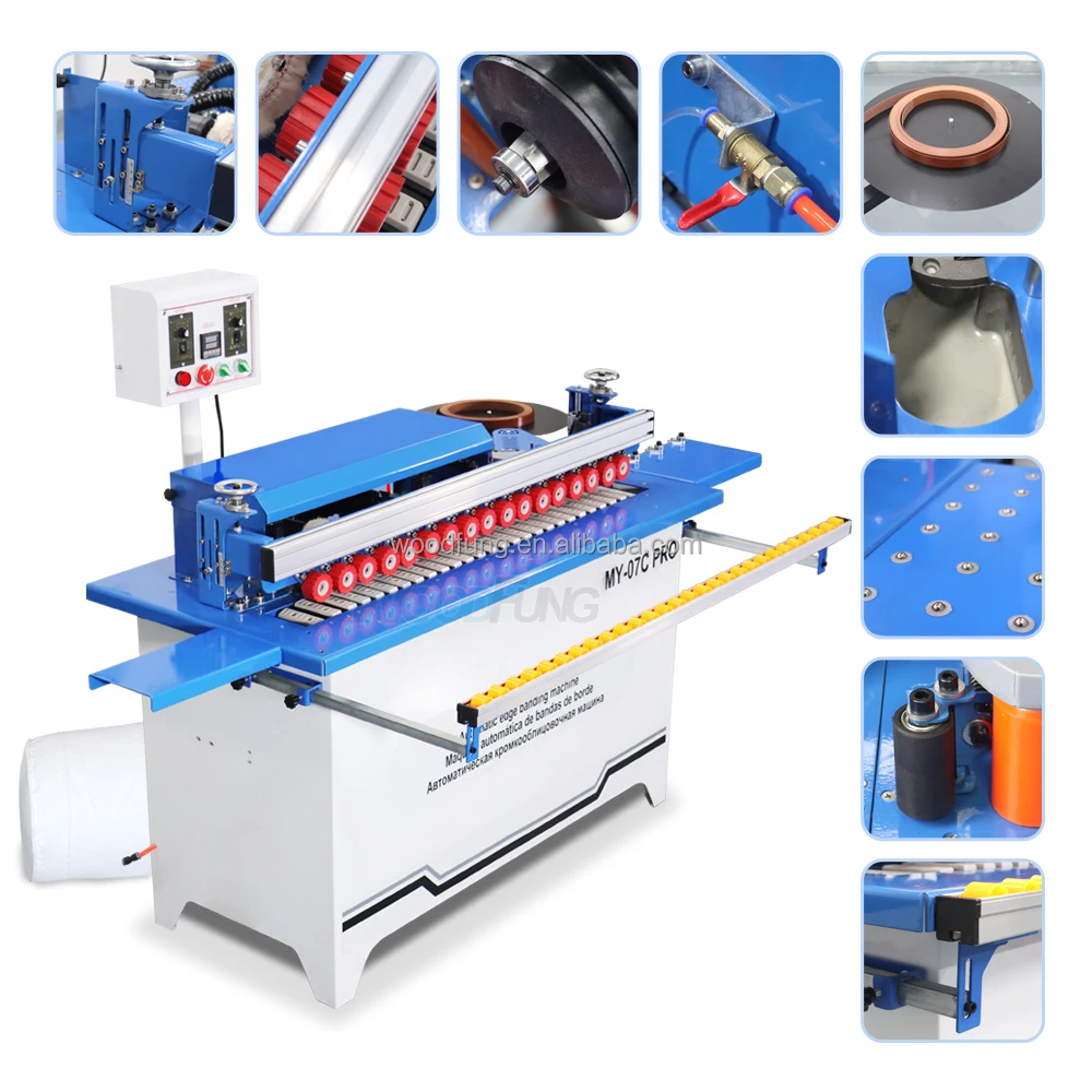 Speed-adjustable Portable Small Circular Board Edge Banding Machine ...