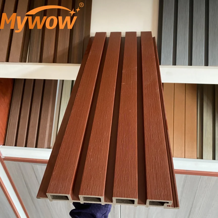 Modern 50x50 Outdoor WPC Wall Panels - Waterproof & Fireproof