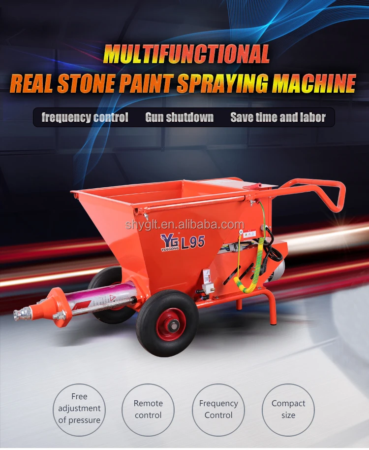 Professional Mini Cement Mortar Sprayer Plaster Wall Texture Hopper ...