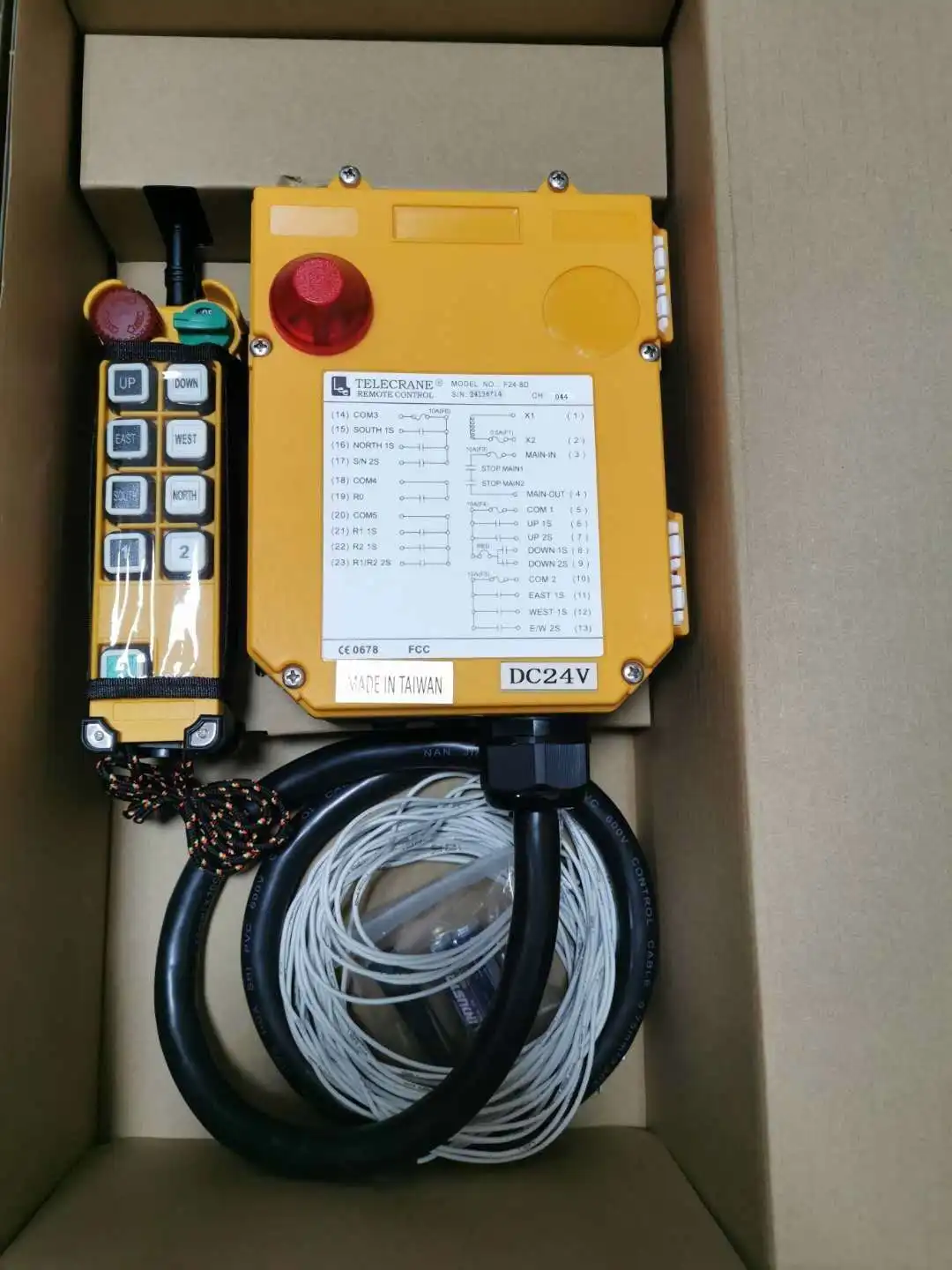 Telecrane Wireless Remote Control F24 - 12d For Overhead Crane - Buy ...