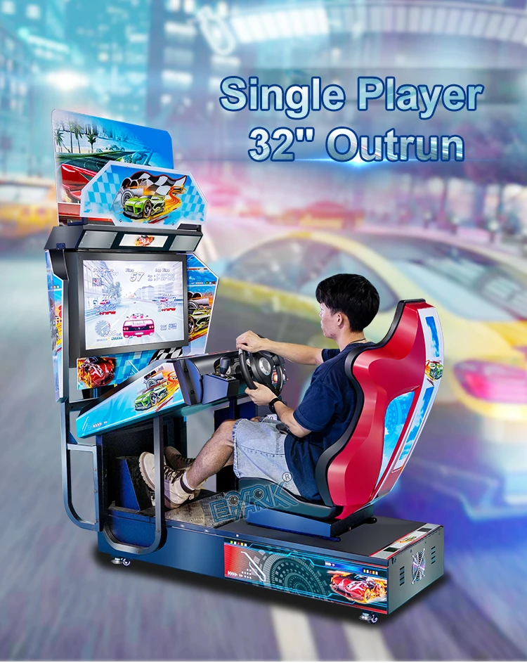 EPARK Adult Electronic Outrun Arcade Machine - Racing Simulator