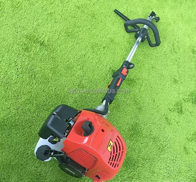 Hand push lawn sweeper two stroke hand-held gasoline mowing machine ...