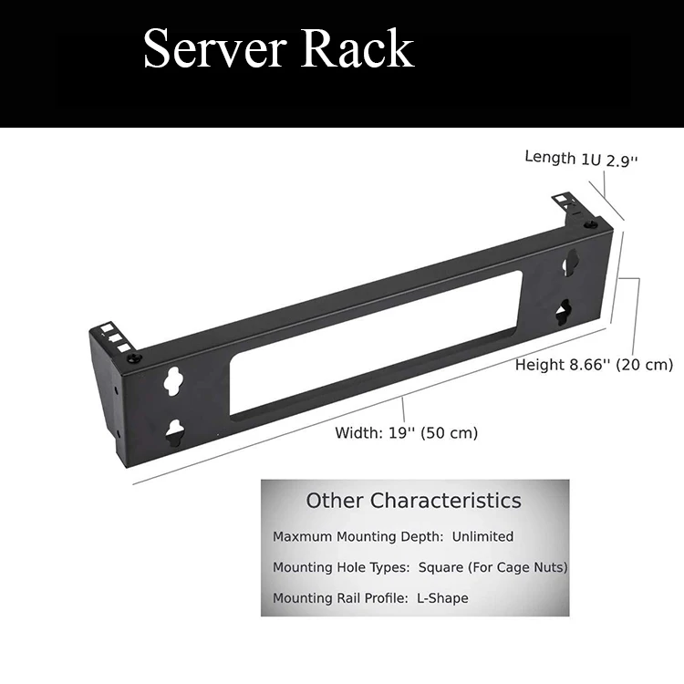 Jh-mech 1u Rack Mount Server Cabinet Odm Low Profile 19 Inch Wall ...
