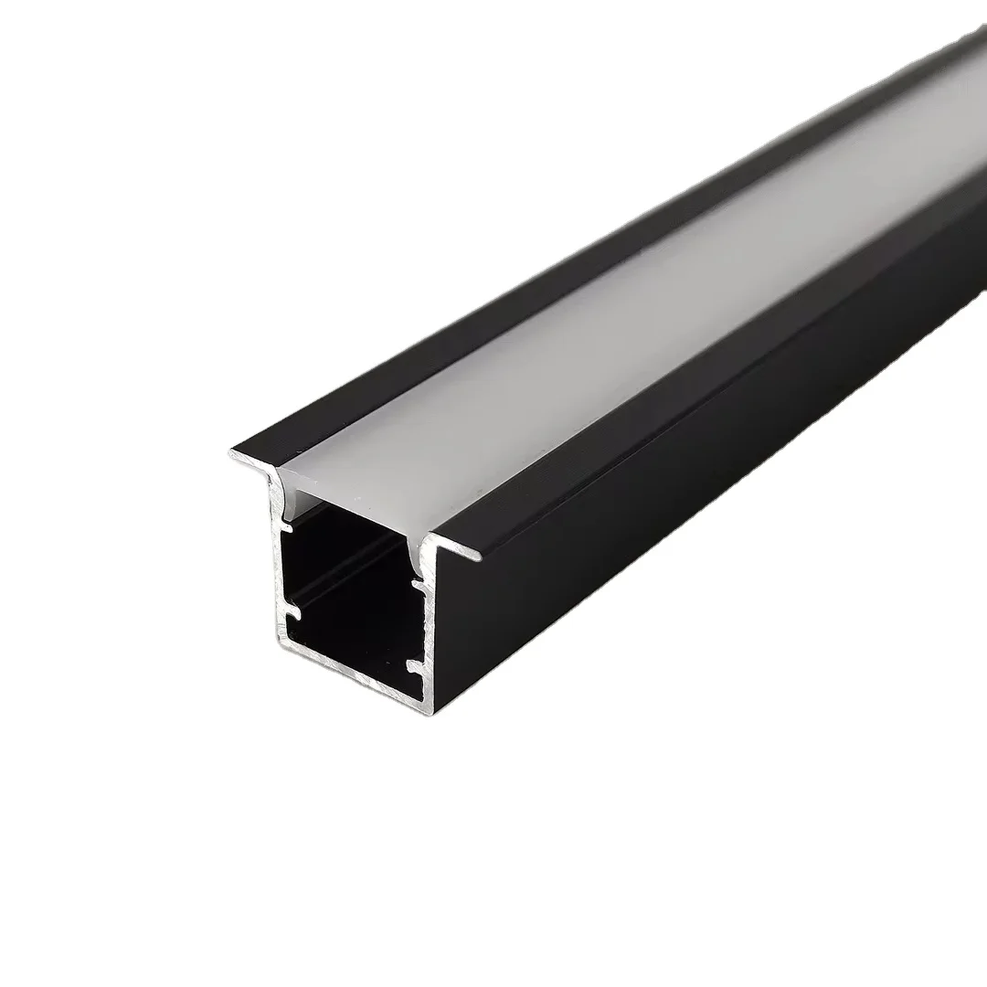 Embedded LED strip lighting Aluminum profiles for LED strips 10x10mm ...