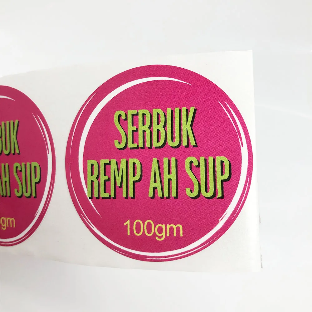 Custom Round 3d Label Printing Logo Waterproof Transparent Silicone ...
