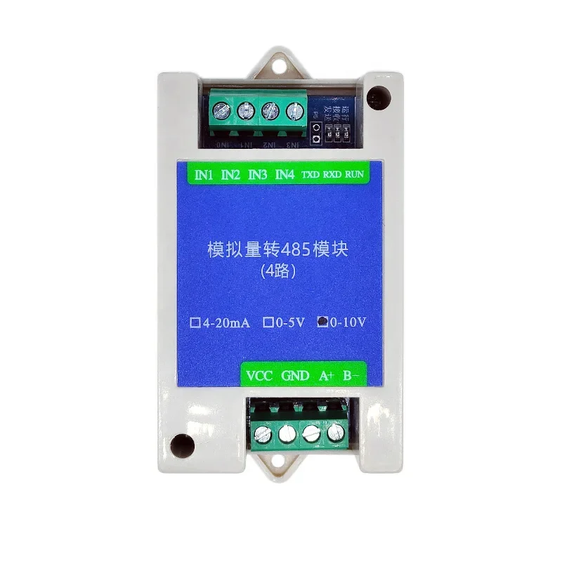 Conversion Acquisition Module Analog 4-20ma 0-5v 0-10v To Rs485 Modbus ...