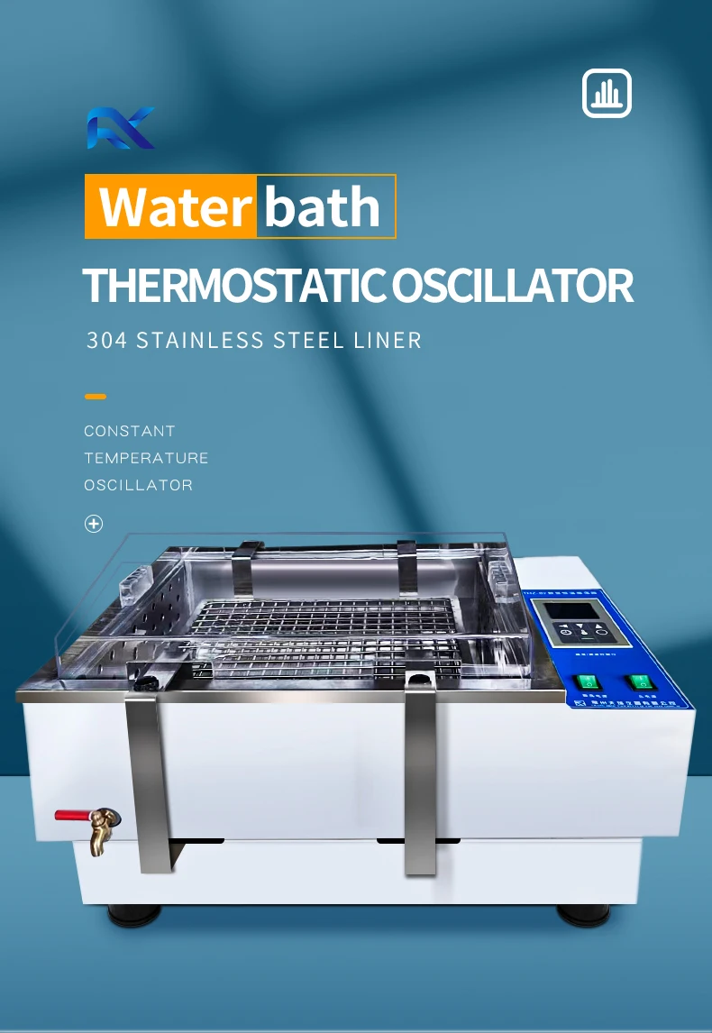 Thermostatic Water Bath with Rotation Oscillation for Lab