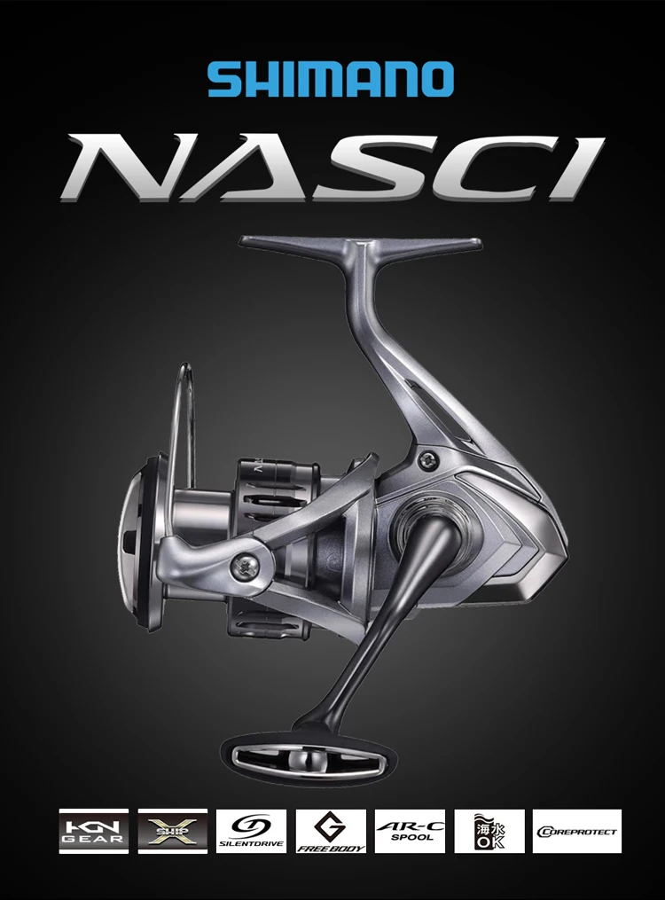 Shiman 21 NASCI Reel AR-C Spool HAGANE Gear Saltwater Wheel ...
