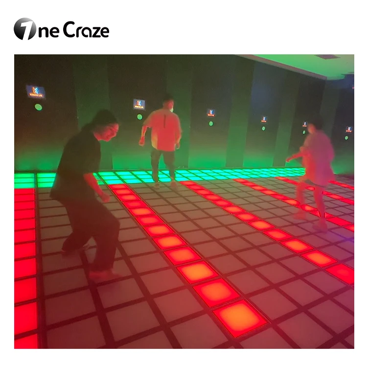 Hot Sell Nightclub 30x30cm Interactive Light Led Floor Interactive Led ...