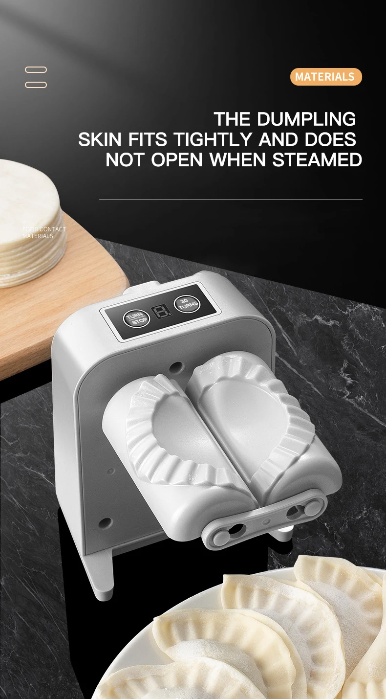 Acutomatic Dumpling Wrapper Press USB Charge Electric Gyoza Maker