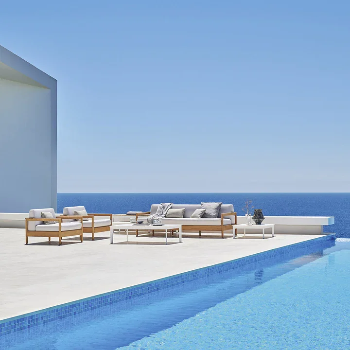 Outdoor Luxury Design Teak Combination Sofa Set - Buy Outdoor Luxury ...