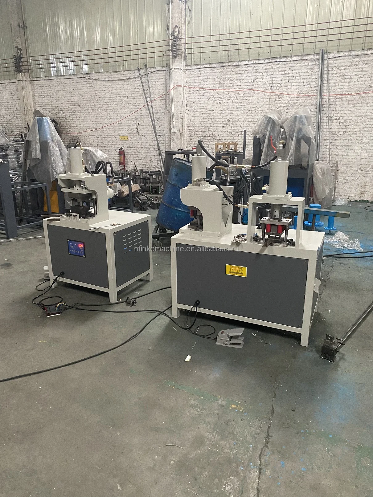 Hydraulic Steel Pipe Angle Punching Notching Round Pipe Angle Tube ...