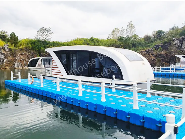 Allhouse HB-800 Luxury Floating Home with Built-In Spa and Sauna New ...