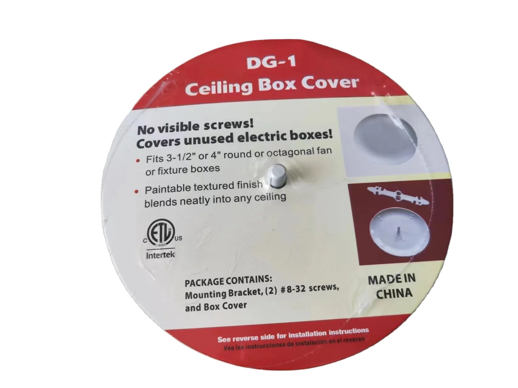 Dg-1ceiling Box Cover Box Cover For Fan/electrical Boxes - Buy ...