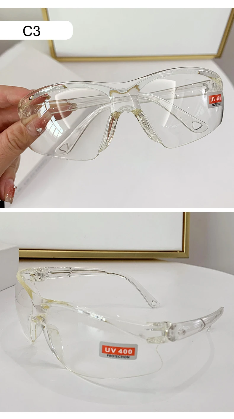 Impact Proof Dust Sand Proof Safety Outdoor Riding Glasses