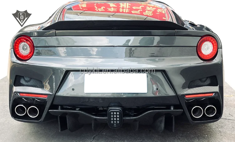 Ferrari F12 TDF Style Upgrade Body Kit - New Carbon Fiber Bumpers for ...