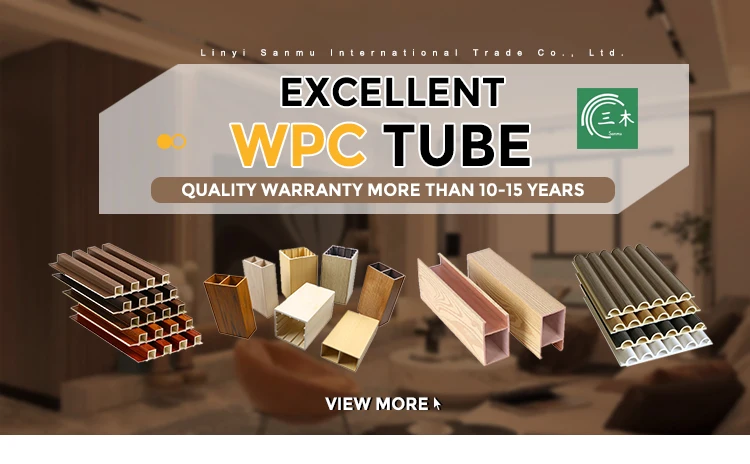 Wpc Tubes Wpc Timber Tubes Wood Facade Waterproof Anti-uv Factory ...