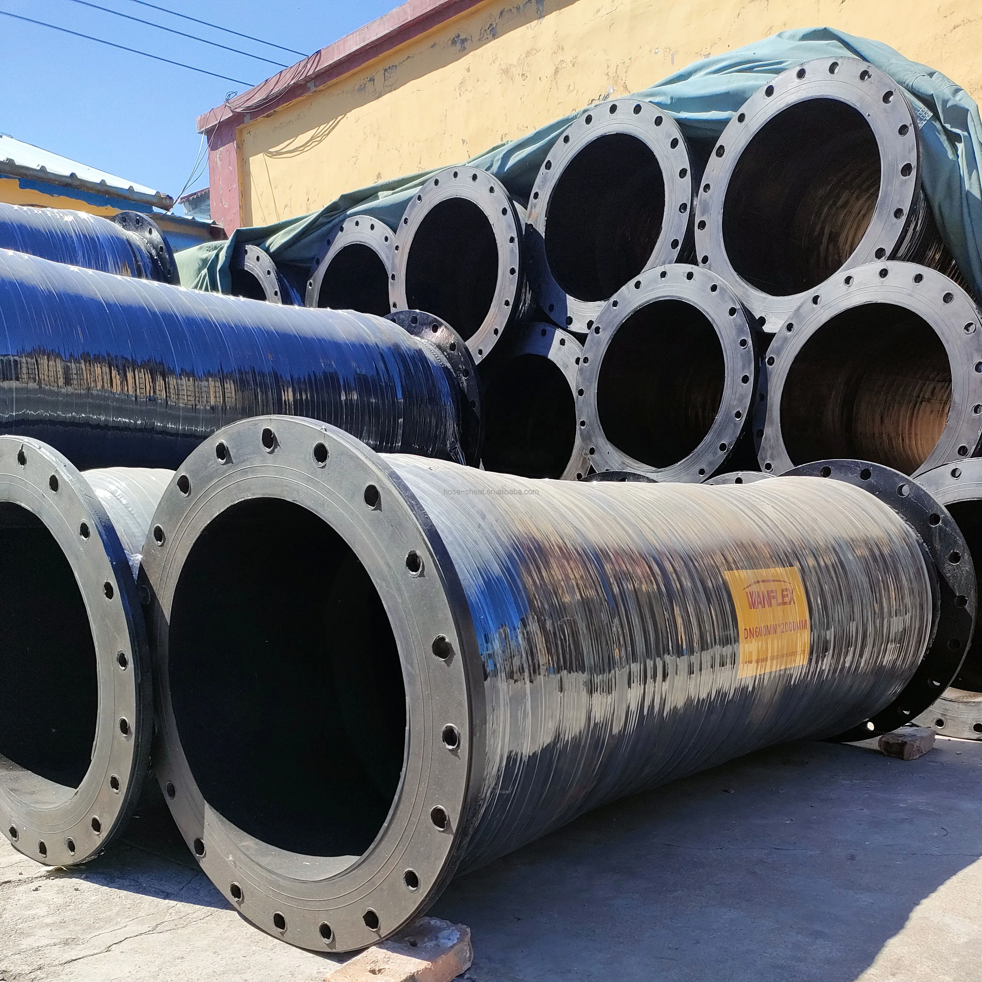 Sand Discharge Water Rubber Big Bore Suction Dredging Hose Suction ...