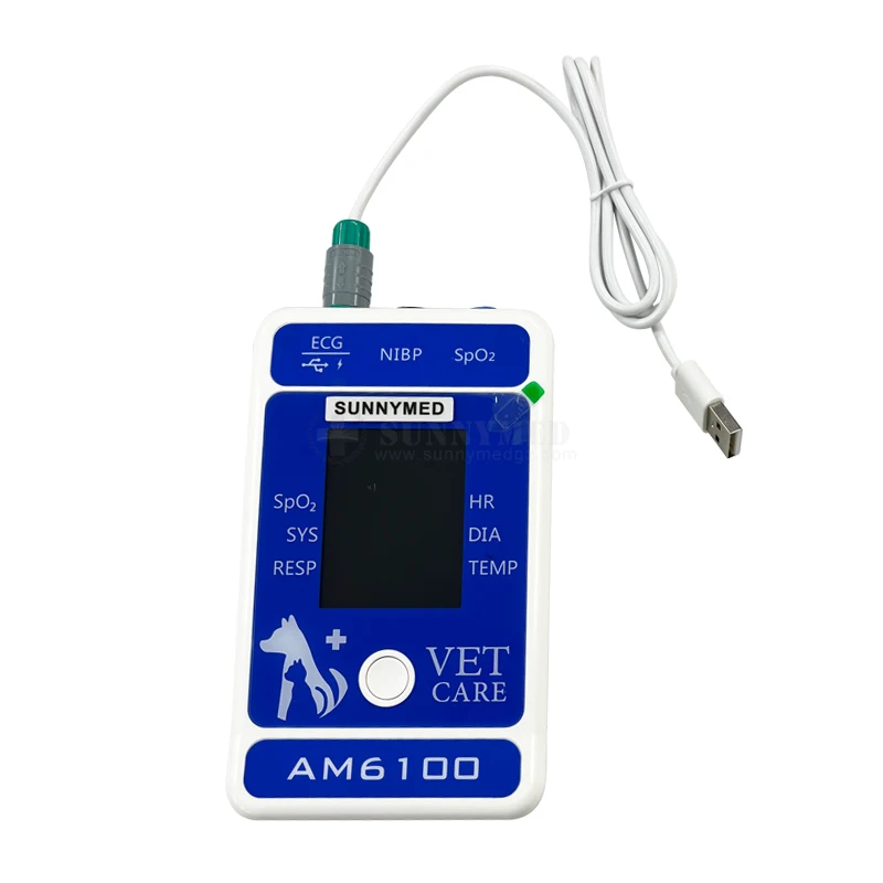 Sy-am6100 Medical Portable Veterinary Patient Monitor Multiparameter ...