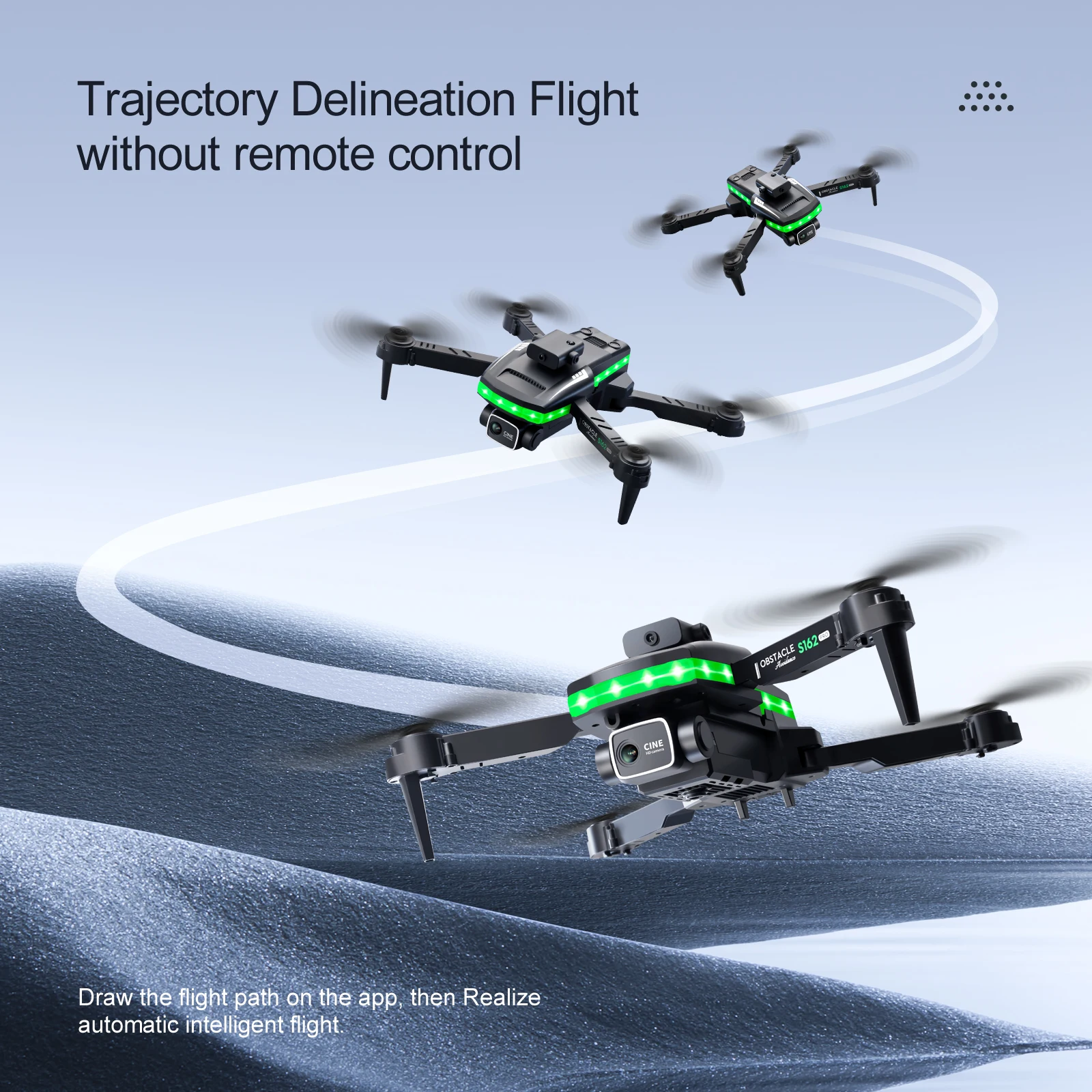 Cool Drones with Camera - 2023 LED Night 4K HD Camera Lens