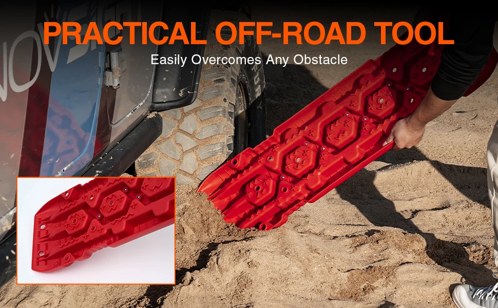 Ambull Offroad Recovery Kit - Traction Boards for Sand, Mud, and Snow