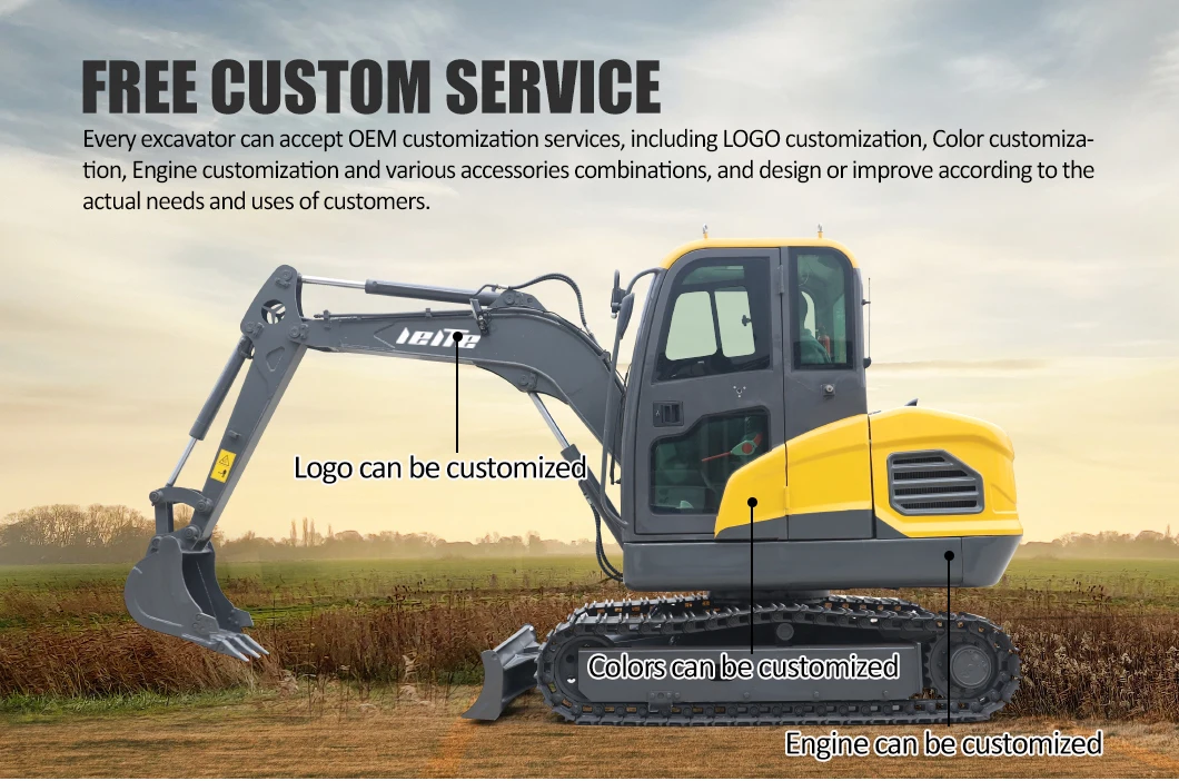 Excavators 4 Ton Mini Excavator With Thumb Hydraulic Micro Digger ...