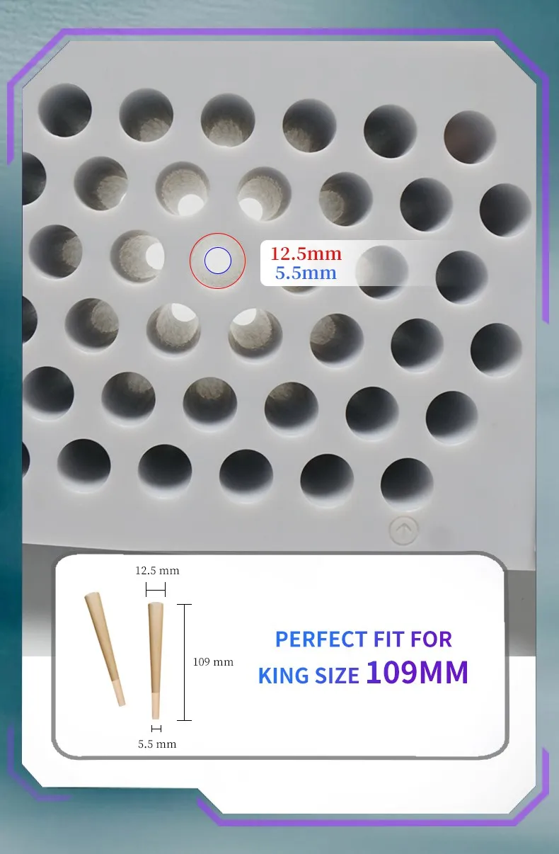 100pcs/min Dutch Crown Device for 109mm King Size Cone Closer