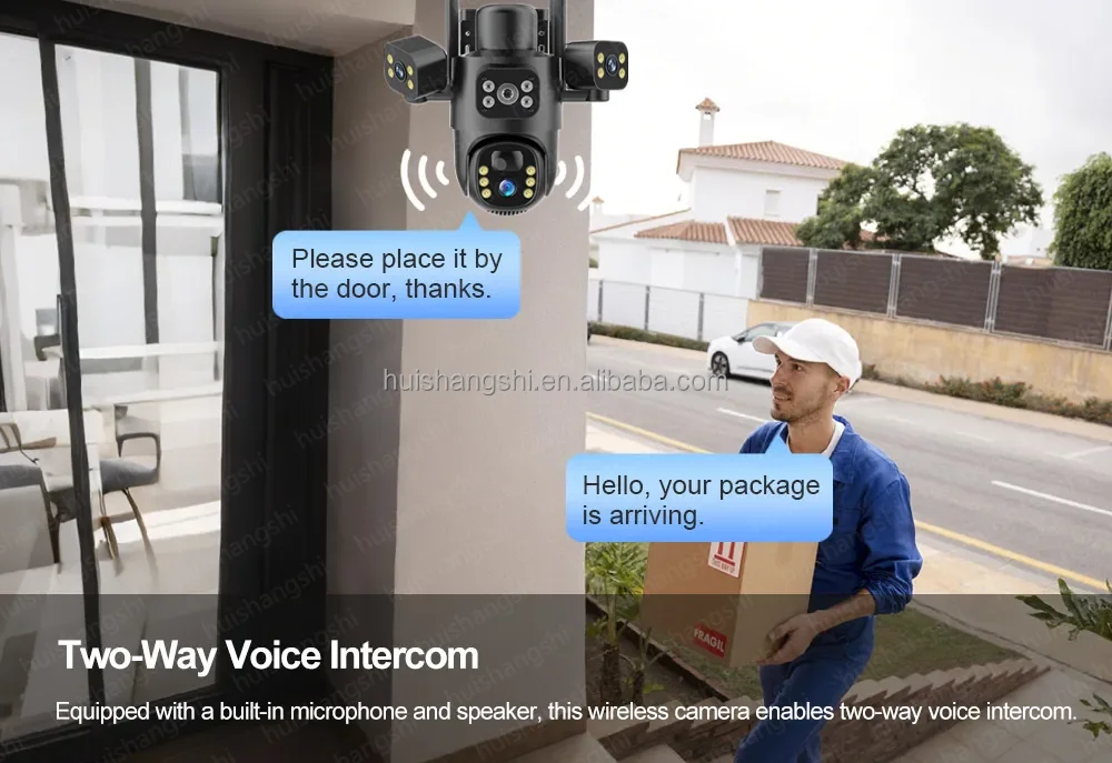Eseecloud 15MP 4G Solar PTZ Camera - Secure Your Outdoor