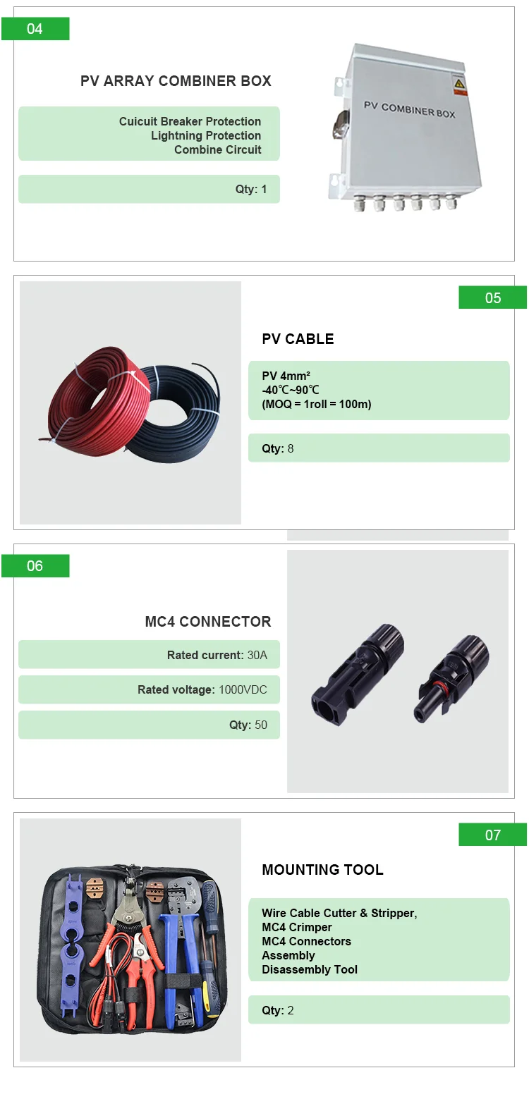 Full Package Solar Pv Power System Home 5kw 10kw 15kva 20kw 50kw 100kw ...