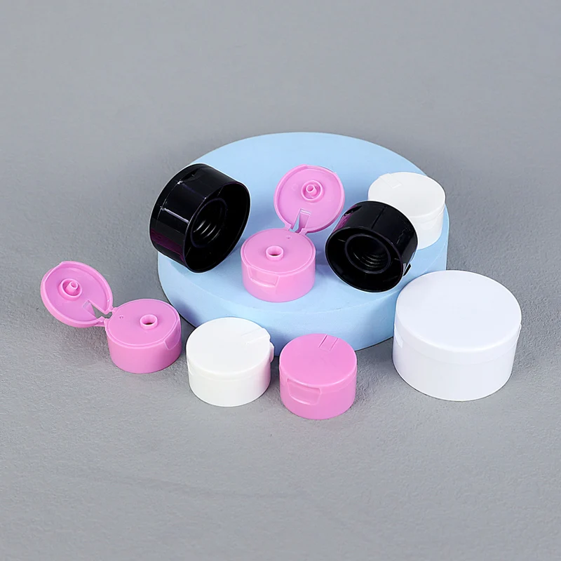 Custom Double Wall Flip Top Caps 24/410 Plastic Screw Caps Plastic Lid ...