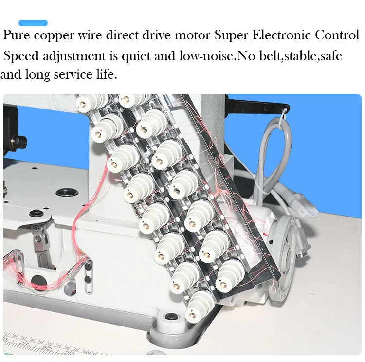 Multi Needle Industrial Sewing Machine Automatic Thread Trimming Sewing ...