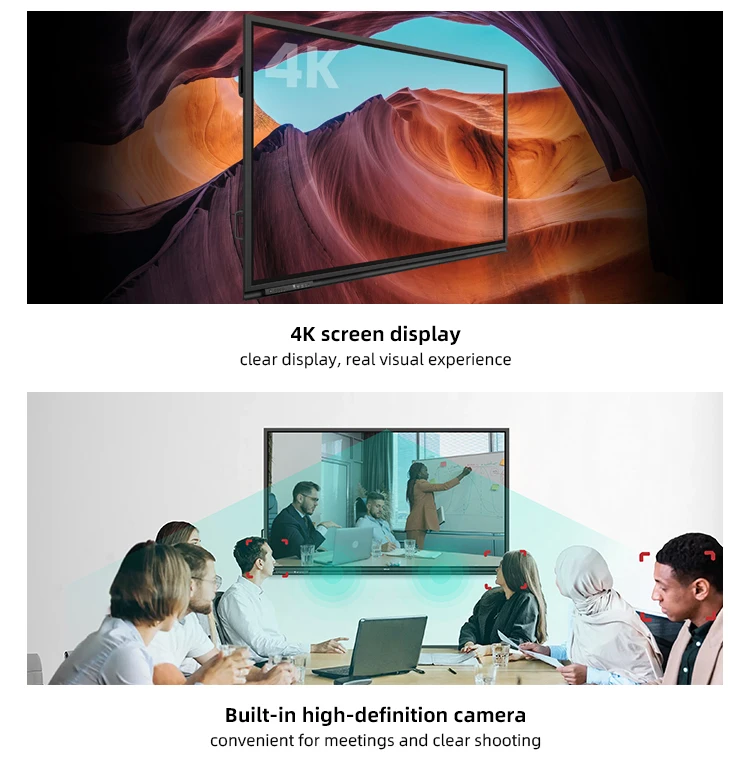 Digital Flat Monitor Whiteboard Smart Smart Touch Screen White Board ...