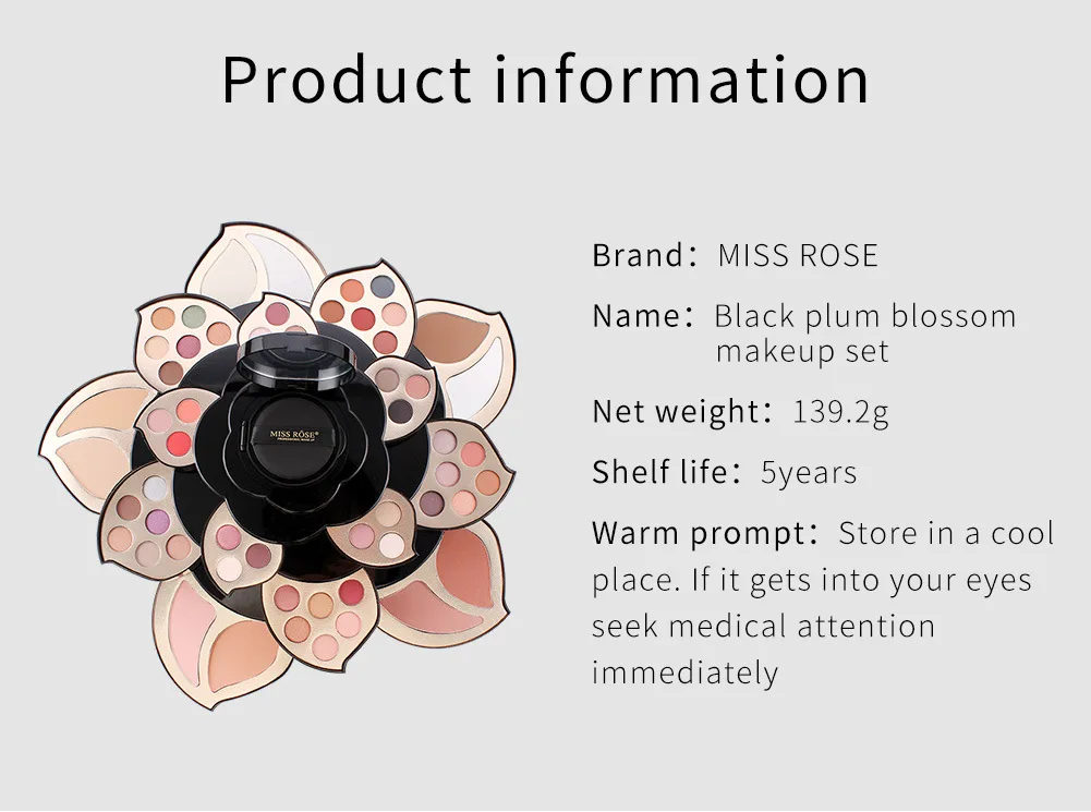 Wholesale Miss Rose Makeup Set - Professional All in One Kit