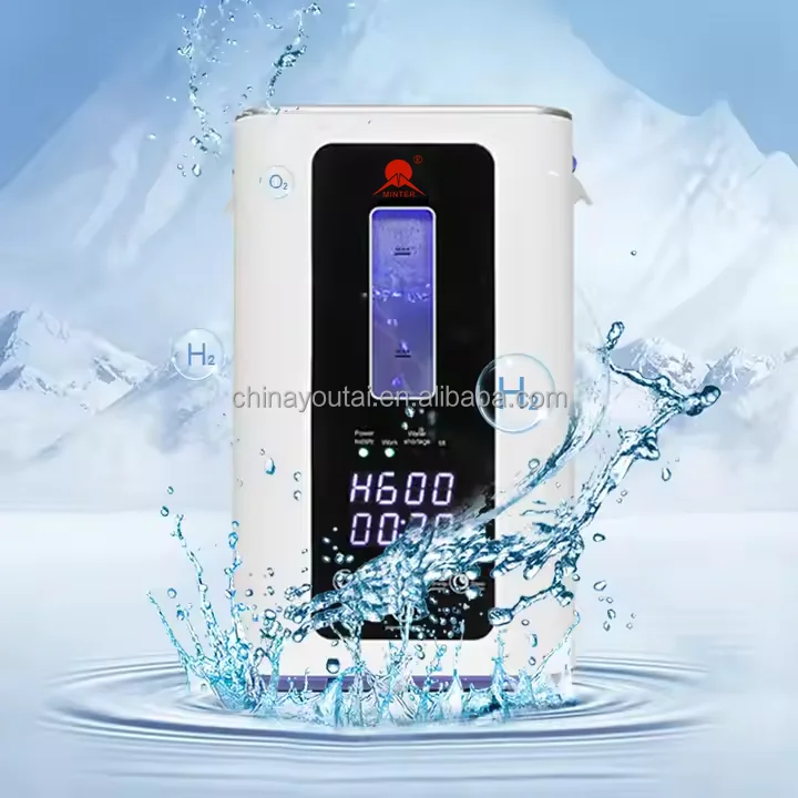 Hydrogen Inhaler Gas Generator 300ml 600ml Portable Hydrogen Inhalation ...
