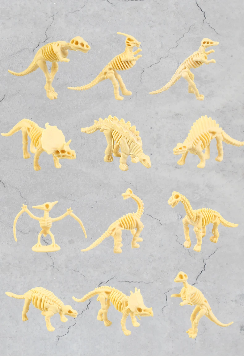 Promotion Plaster Dino Skull Model Dinosaur Skeleton Fossils Digging ...