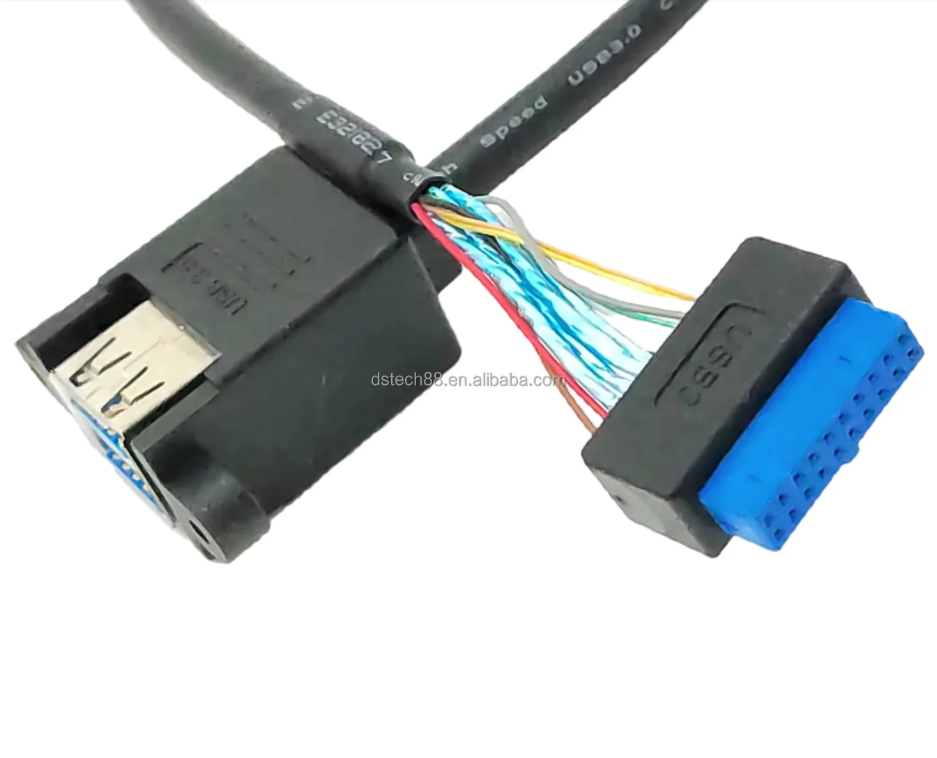 Motherboard Internal Idc 20pin Connector To Dual Port Usb 3.0 Female ...