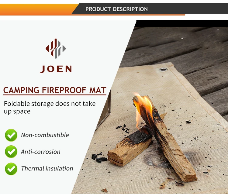 Heavy Duty Glass Fiber Fire Retardant Blanket Fireproof Heat Resistant ...