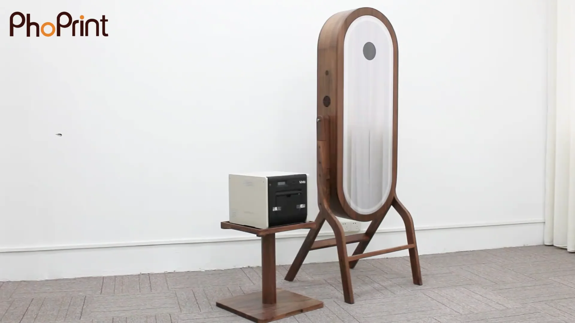 Phoprint Touch Screen Wooden Magic Mirror Photo Booth Machine For Party ...