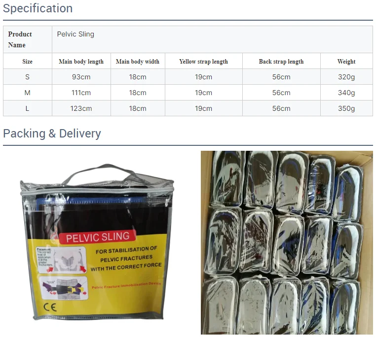 Medresq Pelvic Sling - Customized First Aid for Fractures