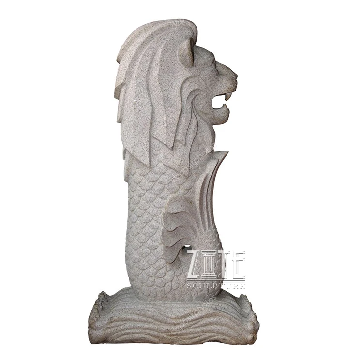 Alibaba.com: Hand Carved Merlion Sculpture, Singapore Stone Art ...