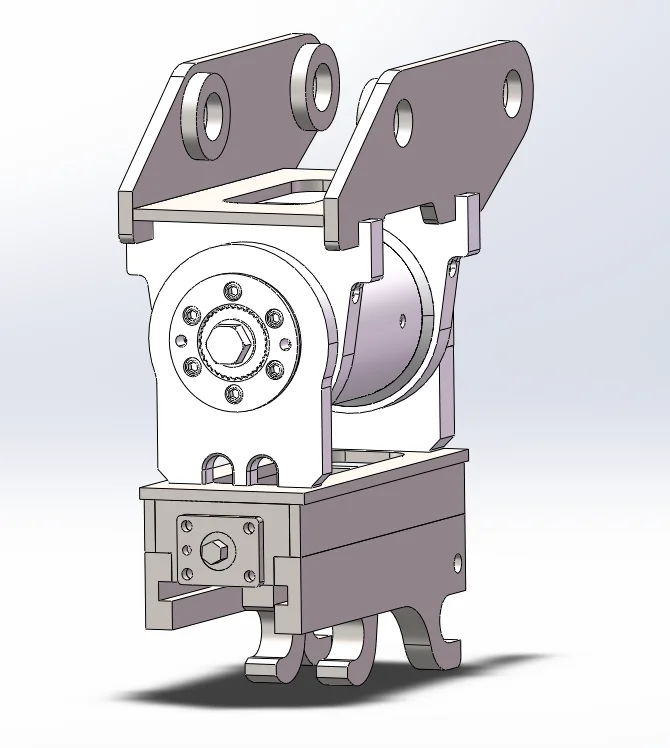 Rotating Tilt Hitch - Versatile Quick Hitch for 1-10 Ton Excavators