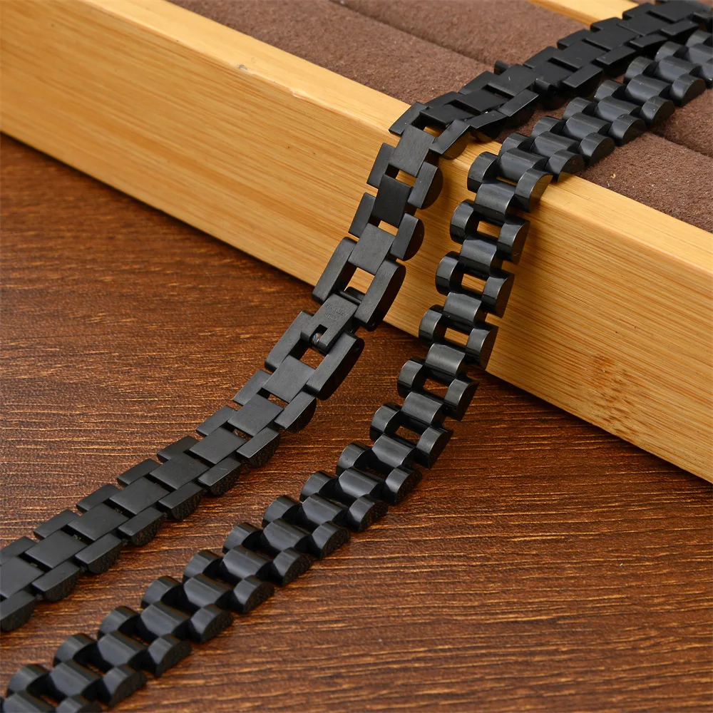 Hip Pop Personalized Watch Strap Design 10mm Chain Gold Plated ...