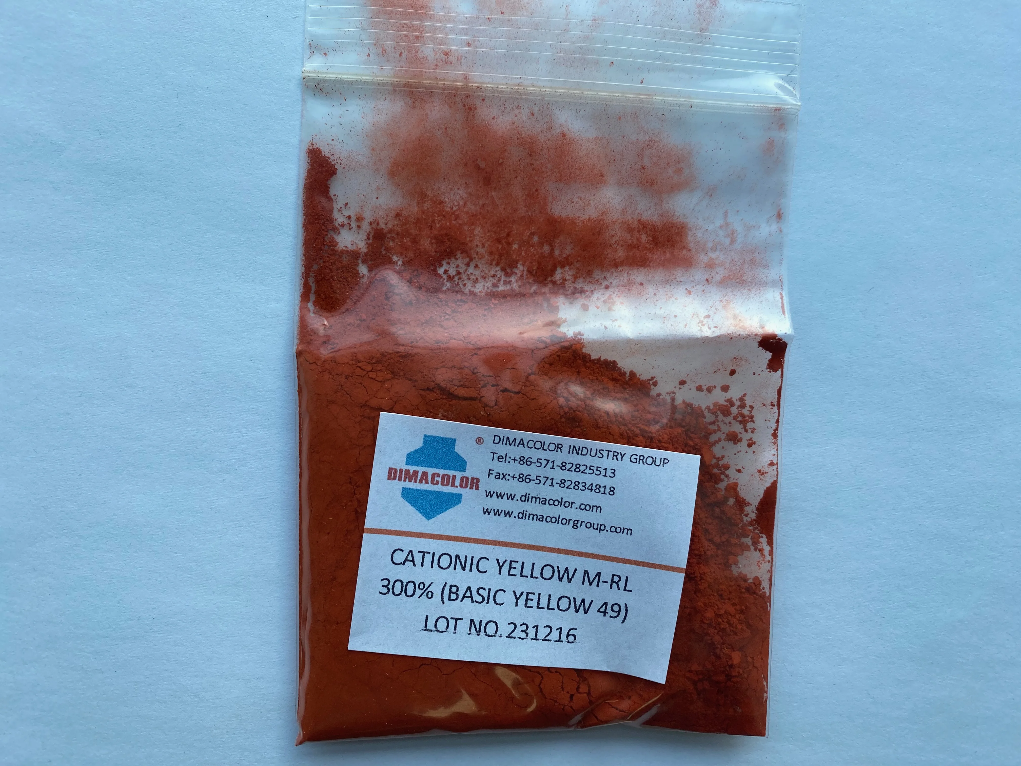 Cationic Yellow M-rl 300% Basic Yellow 49 for Paper As Effect of ...