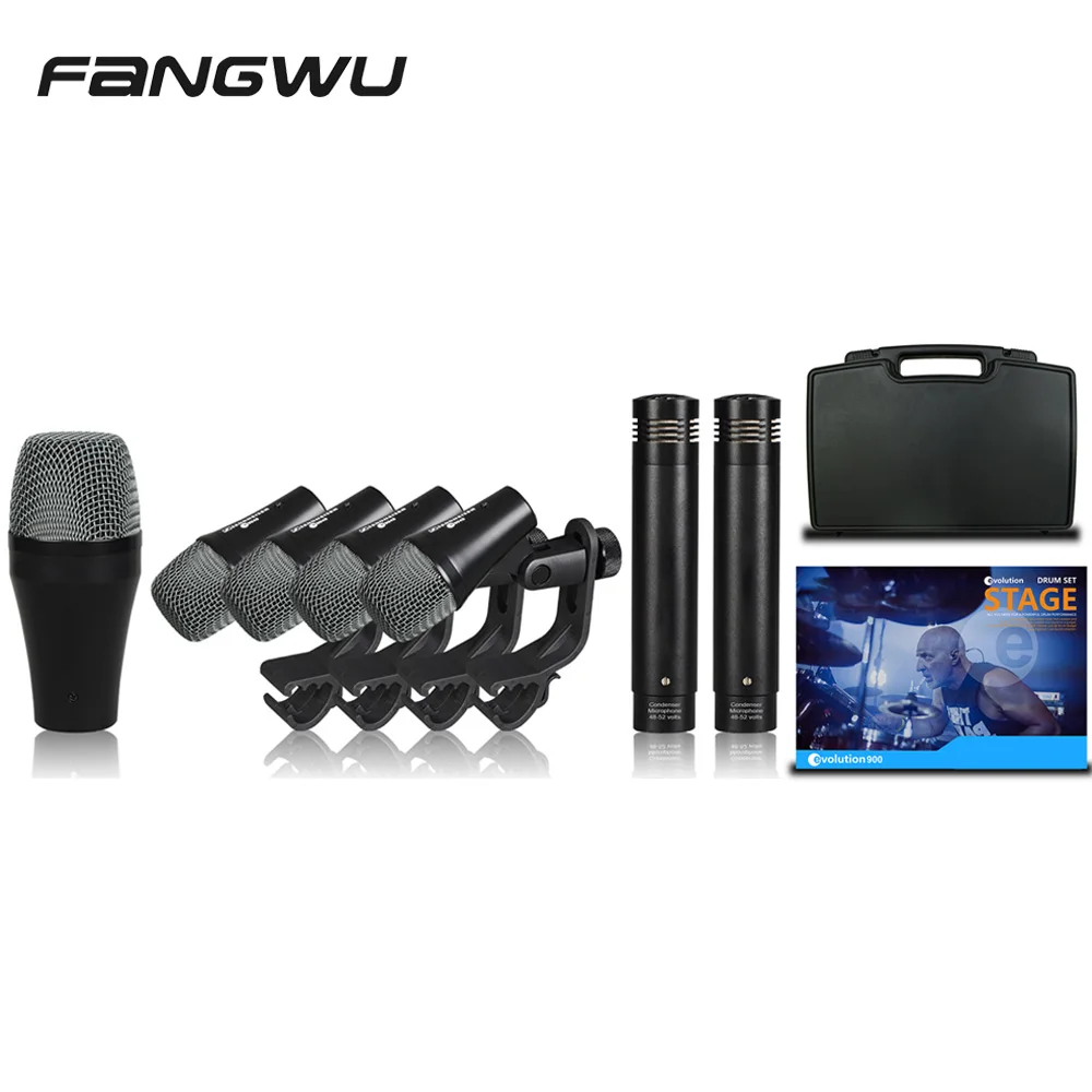 Dynamic Drum Kit Group Kick Drum Microphone Set for Stage