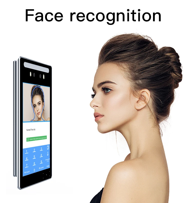 8 Inch Face Recognition Video Intercom Access Control Waterproof Multi ...
