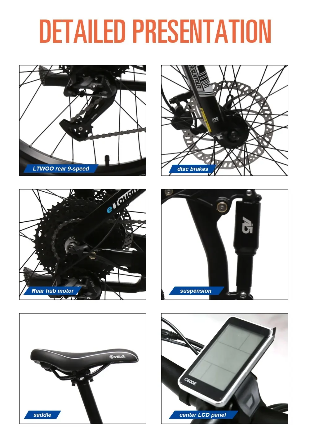 Txed New Hidden 48v Lithium Battery Motor 750w Ebike Bicycle For Adults ...