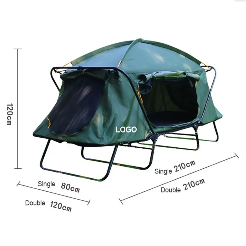 CLM Two-in-One Outdoor Camping Folding Single Tent - Portable & Rainproof