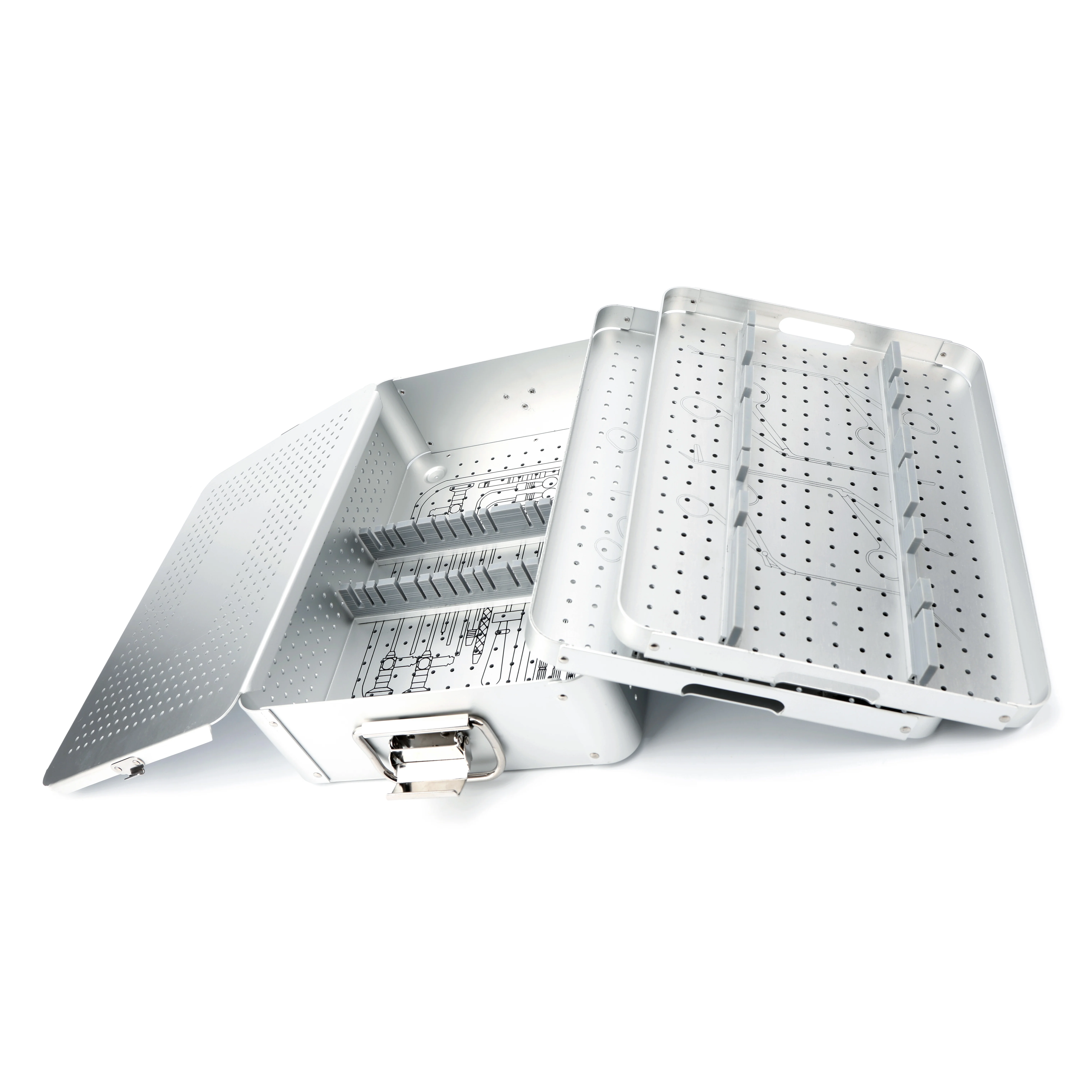 Stainless Steel Arthroscopy Instruments & Sterilization Box